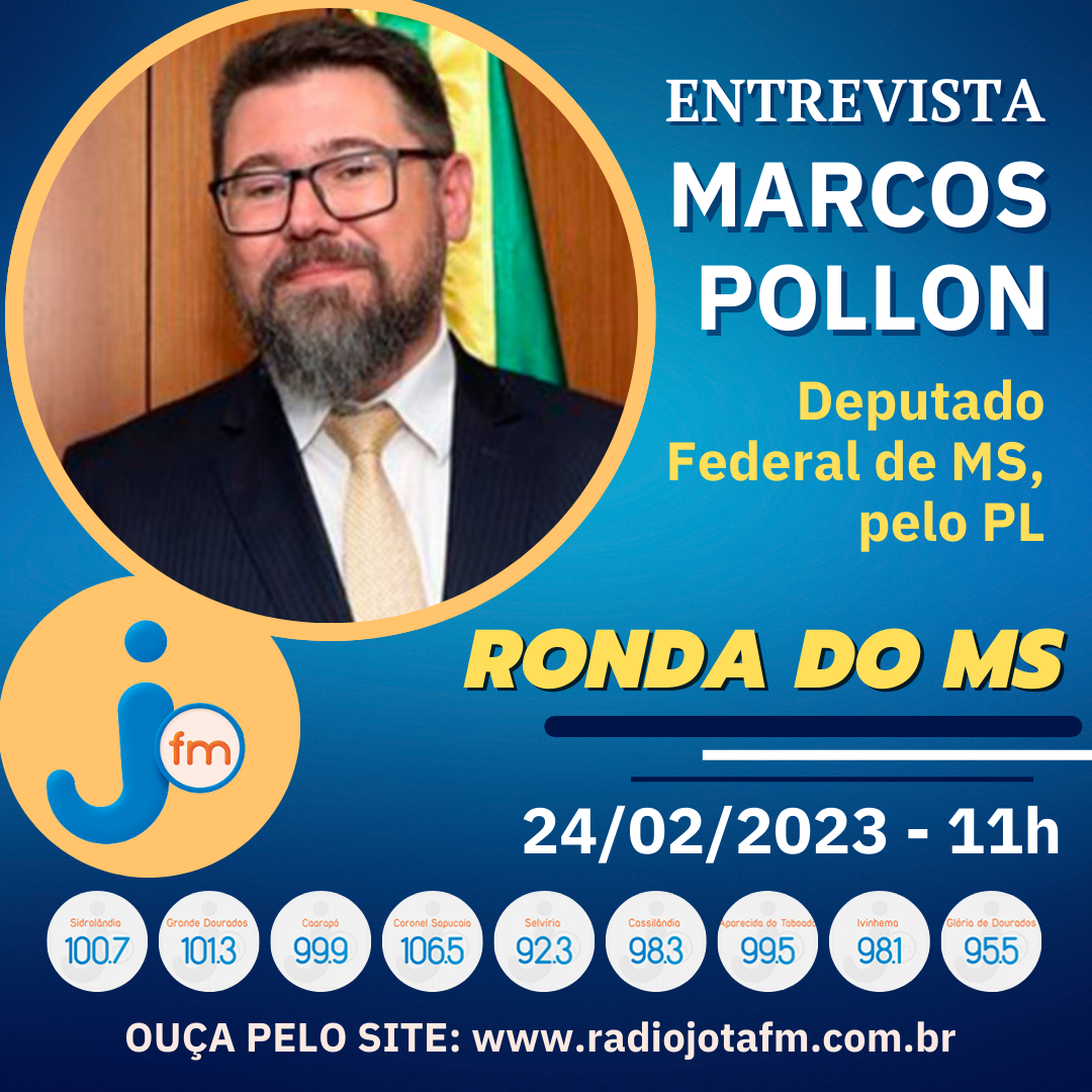 Entrevista ao vivo com o Dep. Marcos Pollon - o deputado federal mais ...