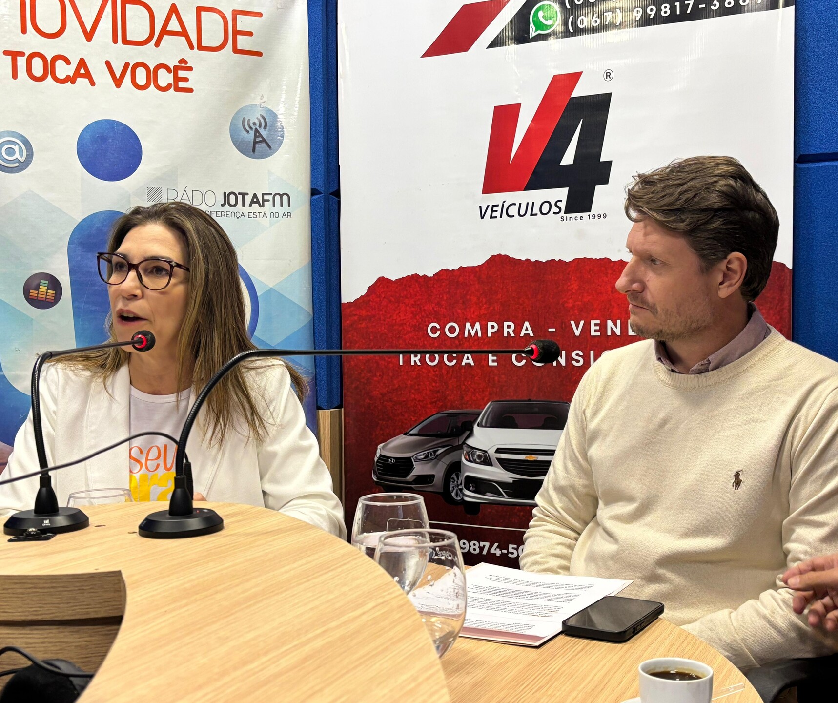 Primeira-dama participa do programa Ronda do MS - REDE JOTA FM