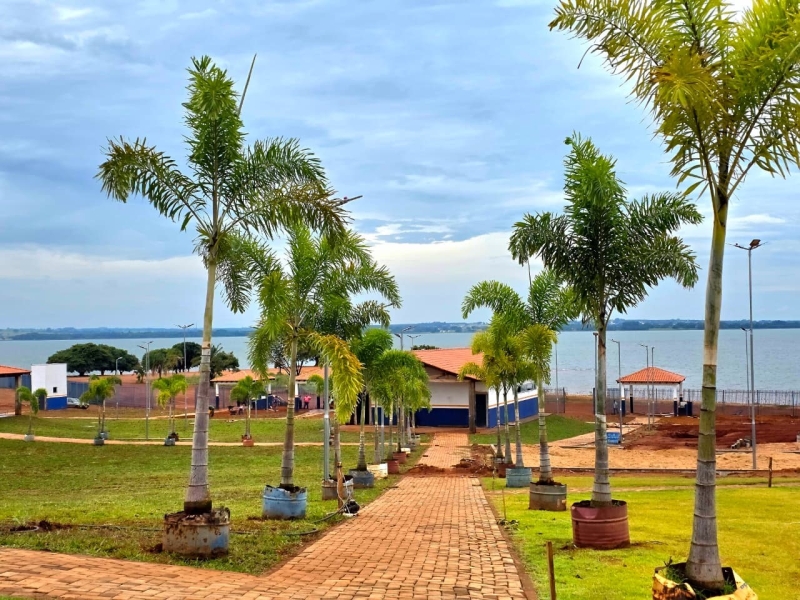 Balneário Municipal ganha novo paisagismo em Aparecida do Taboado ...
